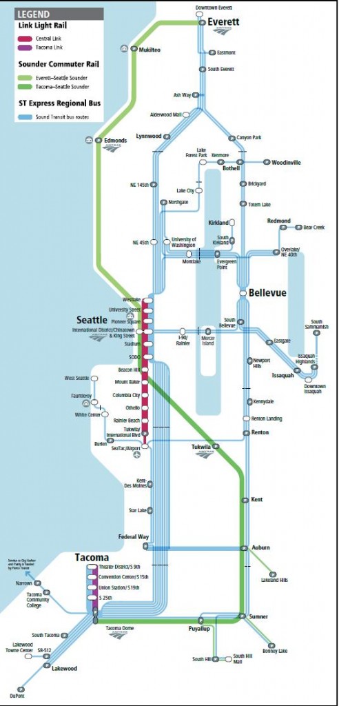 New Sound Transit Map – Seattle Transit Blog