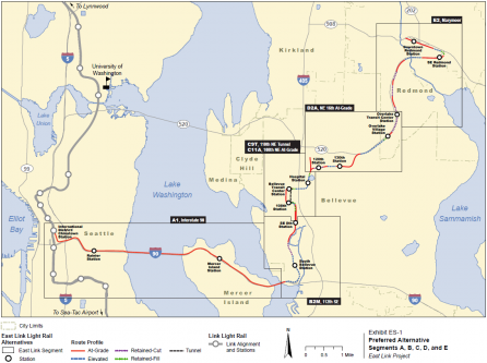 East Link FEIS Released – Seattle Transit Blog