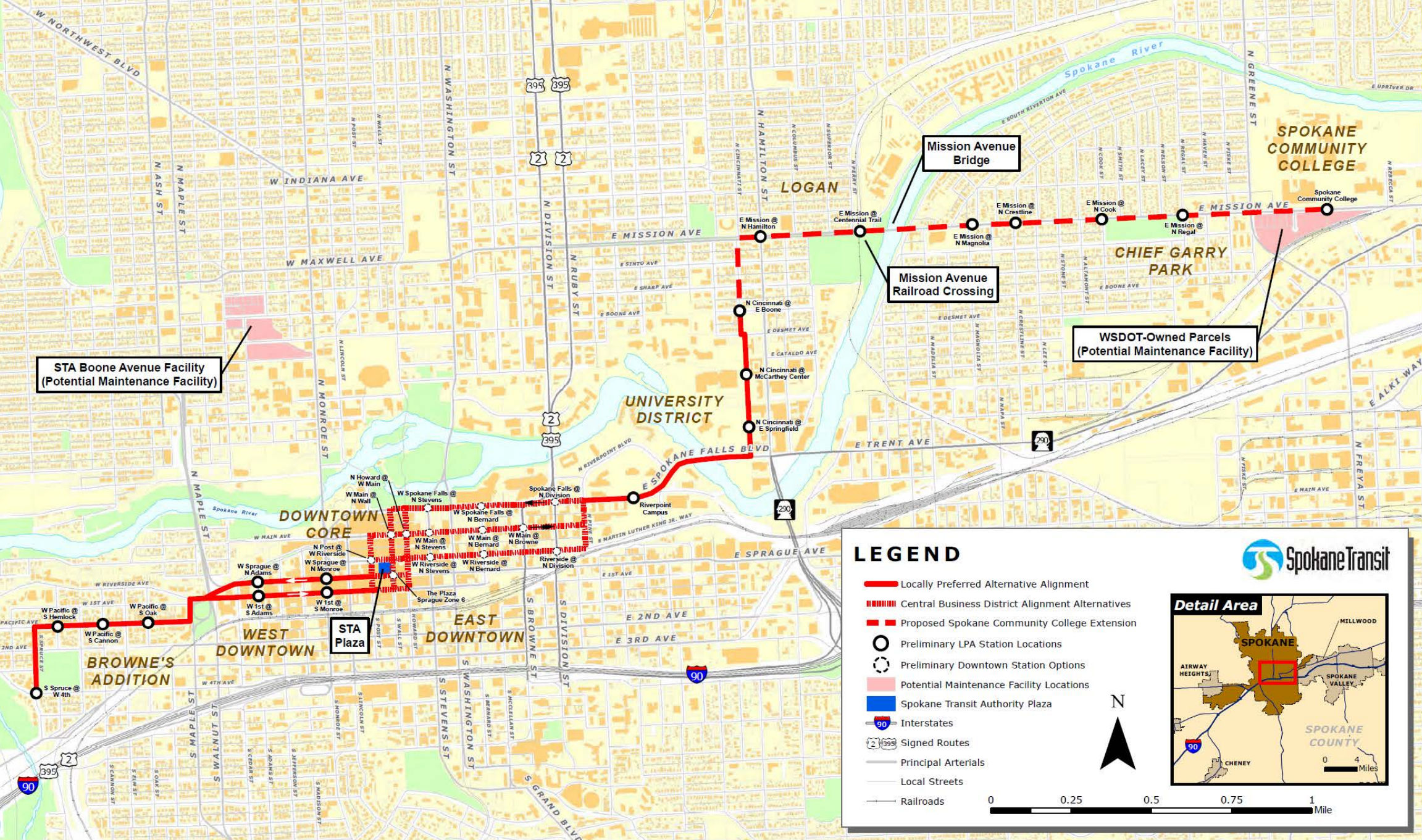 Spokane Moving Forward: The Central City Line – Seattle Transit Blog