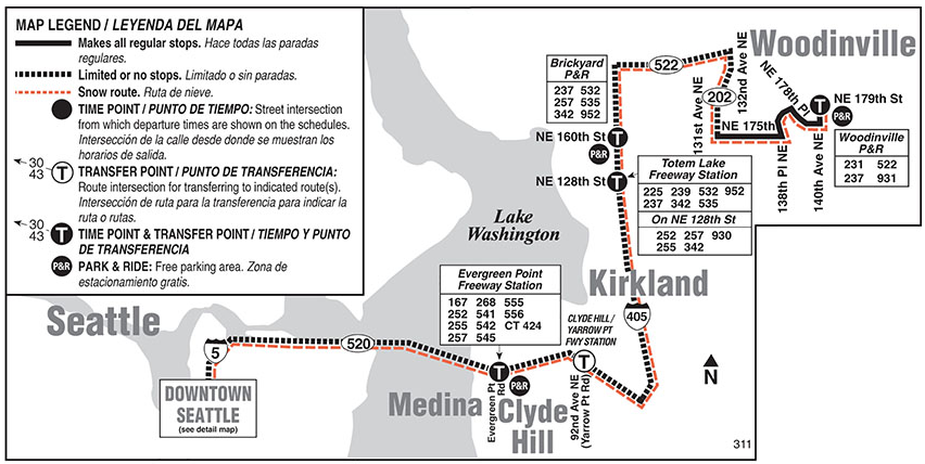 Send the Woodinville bus to UW, not Bellevue – Seattle Transit Blog